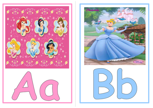 ALPHABET FLASHCARDS POSTERS WORKSHEETS ACTIVITIES LETTERS ABC girls ...