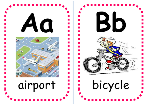 ALPHABET FLASHCARDS POSTERS WORKSHEETS ACTIVITIES LETTERS ABC girls ...