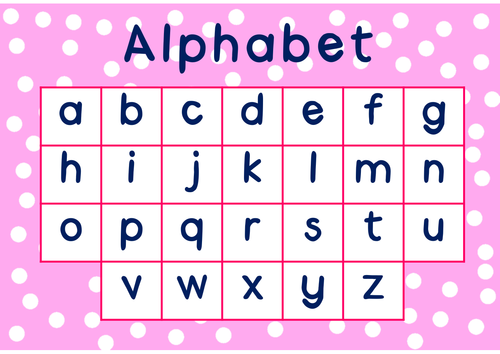 ALPHABET FLASHCARDS POSTERS WORKSHEETS ACTIVITIES LETTERS ABC girls ...