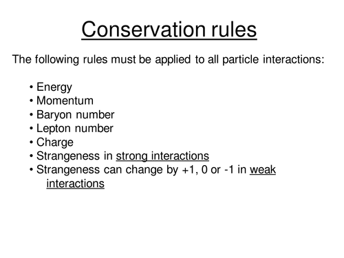 A-Level Physics - Quarks and Leptons (Plus matter and radiation FREE ...