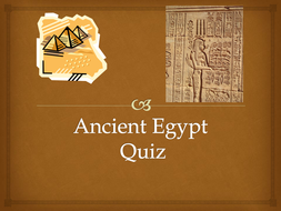Ancient Egypt Quiz | Teaching Resources