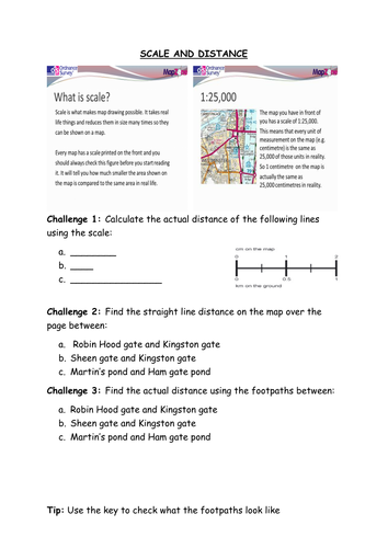 Geography map skills revision cards | Teaching Resources