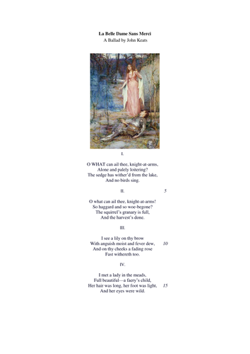 Ballad Poetry | Teaching Resources