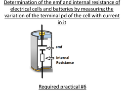 Physics A-Level Year 1 Lesson - EMF and Internal Resistance (PowerPoint ...