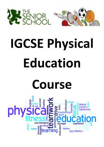 IGCSE PE 1st Lesson Presentation and Student Booklet | Teaching Resources