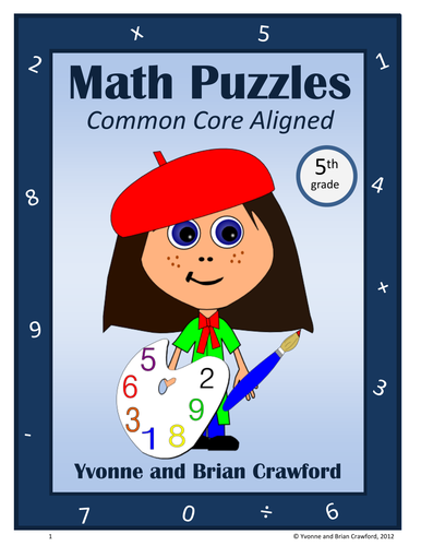 Math Puzzles - 5th Grade | Teaching Resources