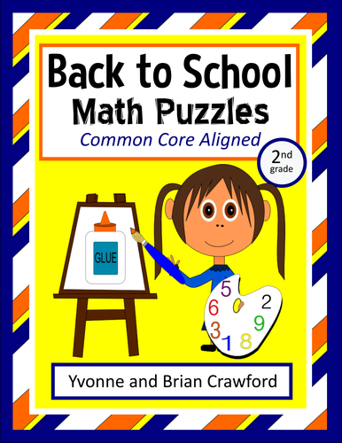 Back to School Math Puzzles - 2nd Grade | Teaching Resources