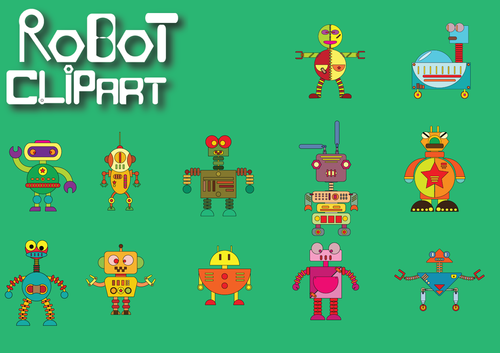 Robot Clipart | Teaching Resources
