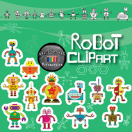 Robot Clipart | Teaching Resources