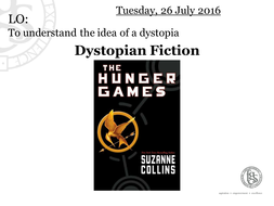 Introduction to Dystopian Fiction | Teaching Resources