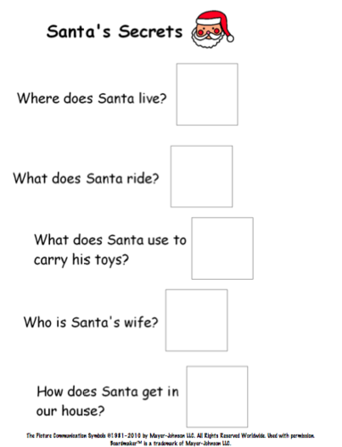 Holiday Social Stories and Visual Questions for Children with Autism ...