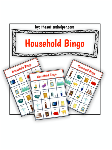 Household Bingo | Teaching Resources