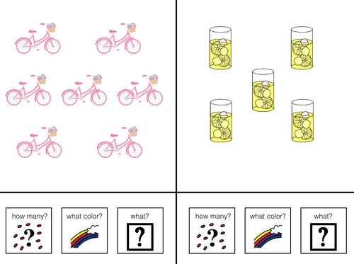 How Many? What Color? What? Adapted Book {SUMMER} | Teaching Resources