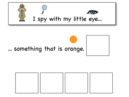 I Spy - Attributes & Inferences {an adapted book for children with ...