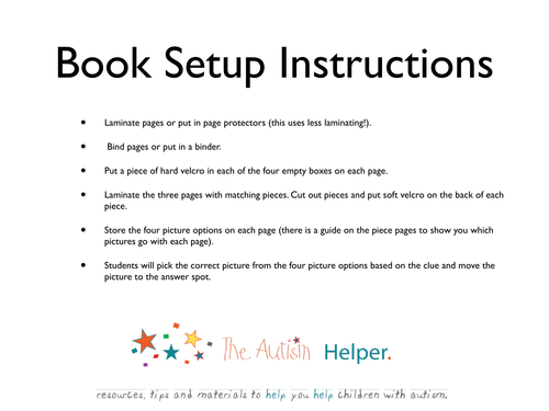 I Spy - Attributes & Inferences {an adapted book for children with ...