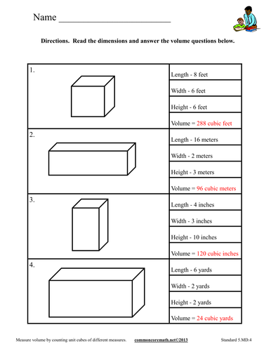 Volume and Unit Cubes - 5.MD.4 | Teaching Resources