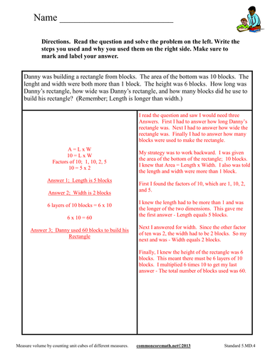 Volume and Unit Cubes - 5.MD.4 | Teaching Resources