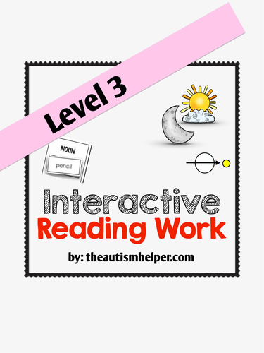 Interactive Reading Work Book {Level 3} | Teaching Resources