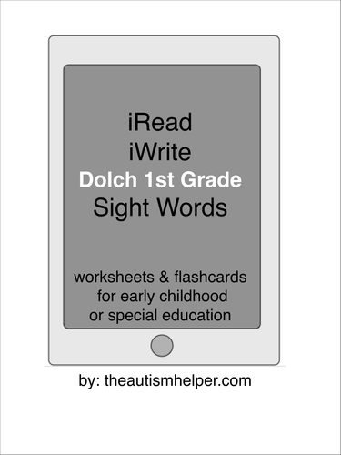 iRead Dolch 1st Grade Sight Words - Worksheets & Flashcards | Teaching ...
