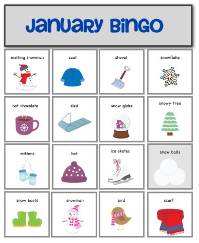 January Bingo | Teaching Resources