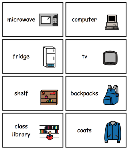 Labels for an Autism Classroom | Teaching Resources