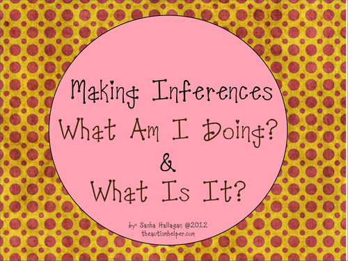 Make Some Inferences! 2 Flashcard Games for What am I doing? & What is ...