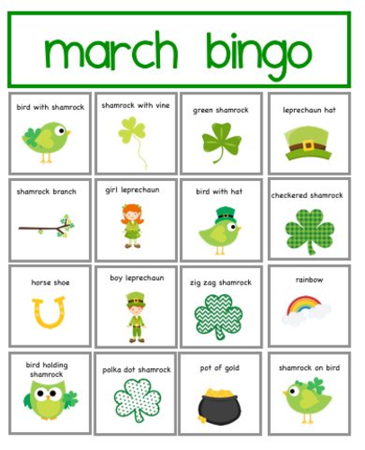 March Bingo | Teaching Resources