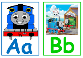 ALPHABET FLASHCARDS POSTERS WORKSHEETS LETTERS ABC BOYS BLUE ENGLISH ...