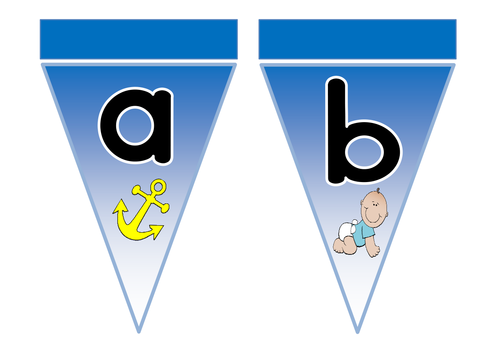 ALPHABET FLASHCARDS POSTERS WORKSHEETS LETTERS ABC BOYS BLUE ENGLISH ...