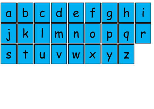 ALPHABET FLASHCARDS POSTERS WORKSHEETS LETTERS ABC BOYS BLUE ENGLISH ...