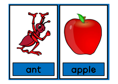 ALPHABET FLASHCARDS POSTERS WORKSHEETS LETTERS ABC BOYS BLUE ENGLISH ...