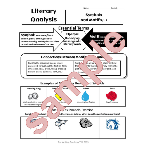 Literary Elements Analysis Bundle | Teaching Resources