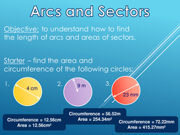 Arcs and Sectors | Teaching Resources