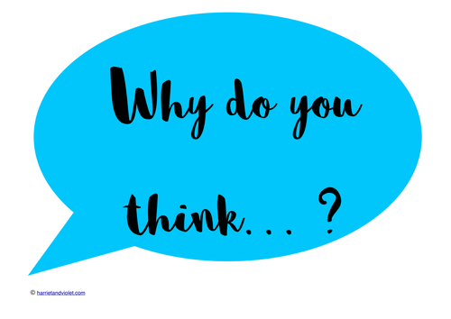 Open ended question prompts for both children and teachers perfect for ...