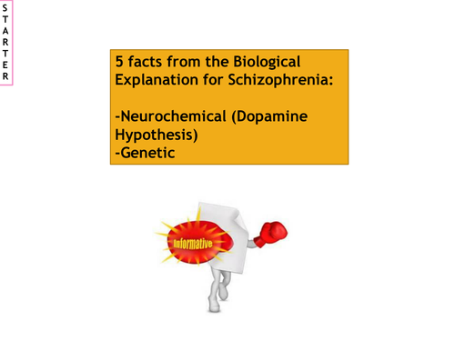 New AQA A2 (2015-2016) Schizophrenia - Lesson 4 Biological Explanations ...