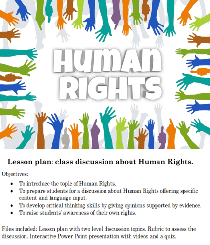 Class discussion about Human Rights by MariangelC - Teaching Resources ...