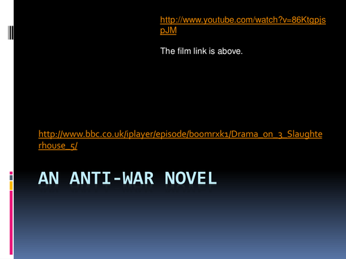 Slaughterhouse Five Unit for OCR AS | Teaching Resources