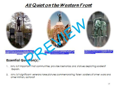 Study Companion: All Quiet on the Western Front | Teaching Resources