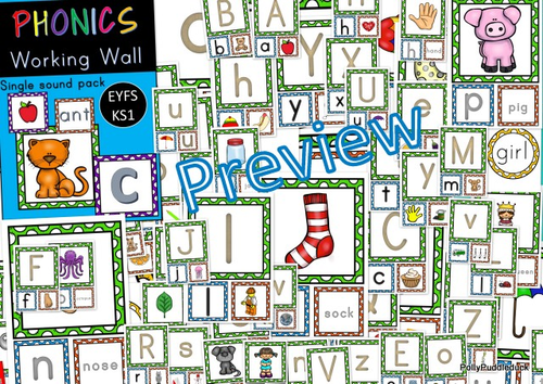 Phonics Working Wall for EYFS/KS1 ***HUGE PACK*** | Teaching Resources