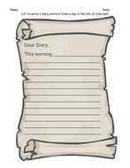 Castles - A servants diary by Mandem2014 | Teaching Resources