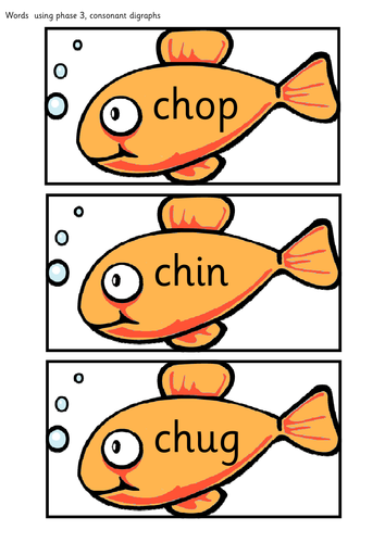 Phonics-Letters and Sounds, Phase 3, Consonant Digraphs. | Teaching ...