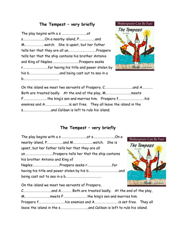 The Tempest by Shakespeare | Teaching Resources