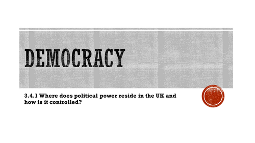NEW AQA GCSE CITIZENSHIP POLITICS AND PARTICIPATION 3.41 AND 3.42 FULL ...