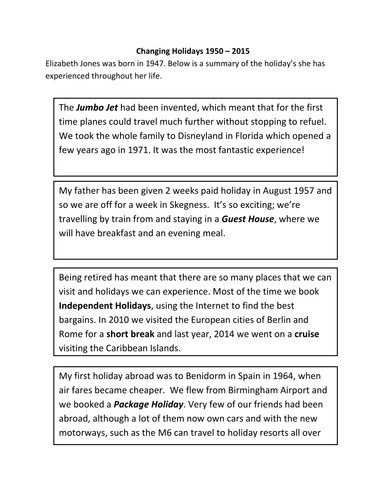 The History of Holidays | Teaching Resources