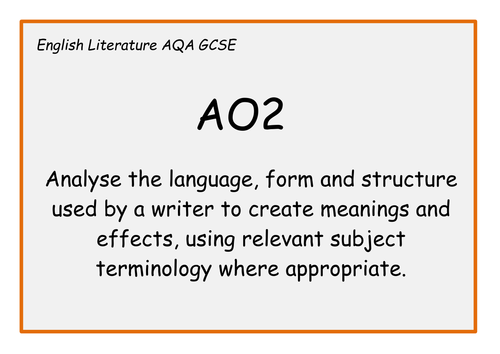 NEW AQA English Language and Literature Poster Pack | Teaching Resources