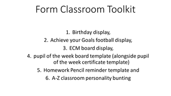 Form tutor, patoral and ECM toolkit. Display board ideas for the ...
