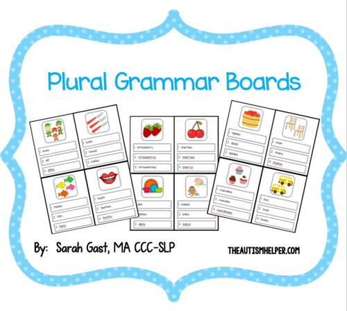 Plural Grammar Boards | Teaching Resources