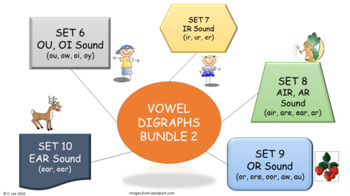 Vowel Digraphs Bundle 2 | Teaching Resources