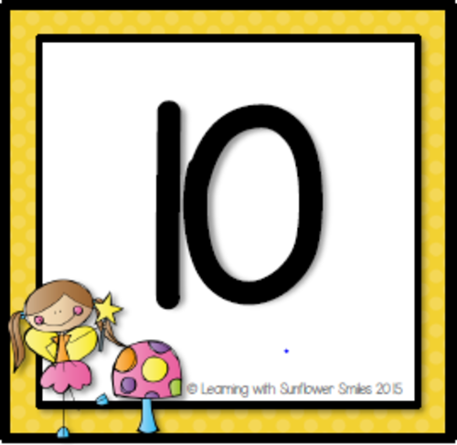 100 Number Chart Fairy Theme | Teaching Resources