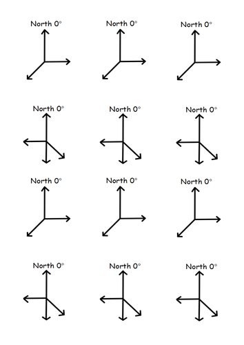 Angles and Turns - measure, types, calculations, compass, patterns ...